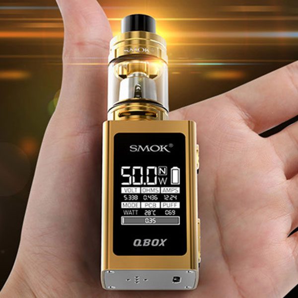 SMOK QBOX 50W TC WITH TFV8 BABY BEAST FULL KIT - Vape Bazaar