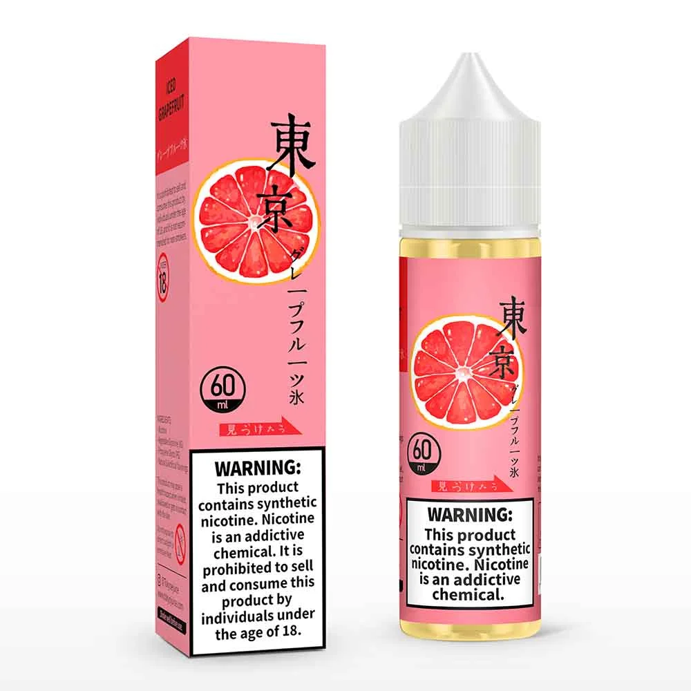 Tokyo Iced Grapefruit 60ml (0mg,3mg & 6mg) Eliquid | Vapebazaar