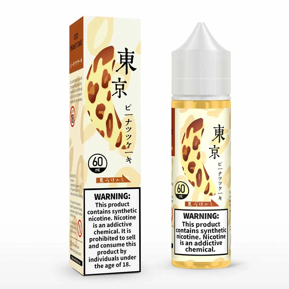 Tokyo Iced Peanut Banana Cake 60ml (0mg,3mg,6mg) E-liquid | Vapebazaar