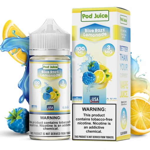 Blue Razz Lemonade | 100ml Pod Juice E-Liquid