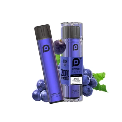 POSH PLUS – Grape Ice 3000 Puffs - Vape Bazaar