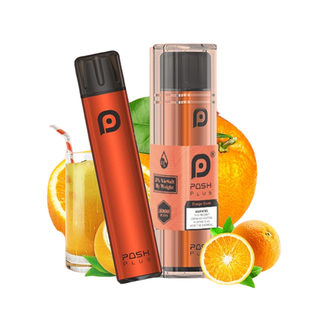 POSH PLUS – Orange Slush Ice 3000 Puffs - Vape Bazaar