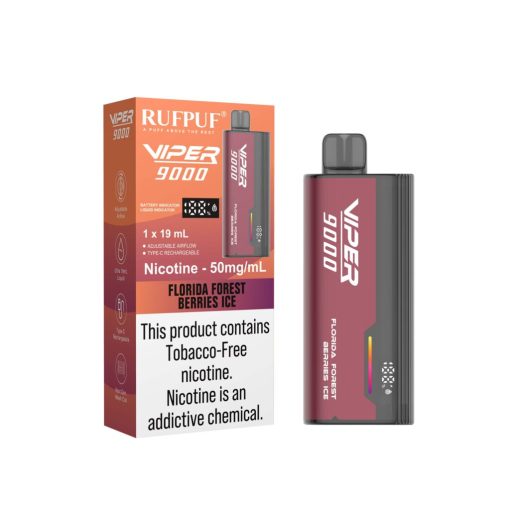 RufPuf Viper 9000 Disposable Vape Florida Forest Berries Ice